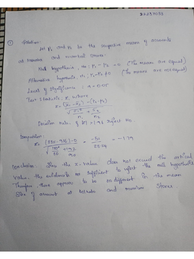 Business Statistics | PDF