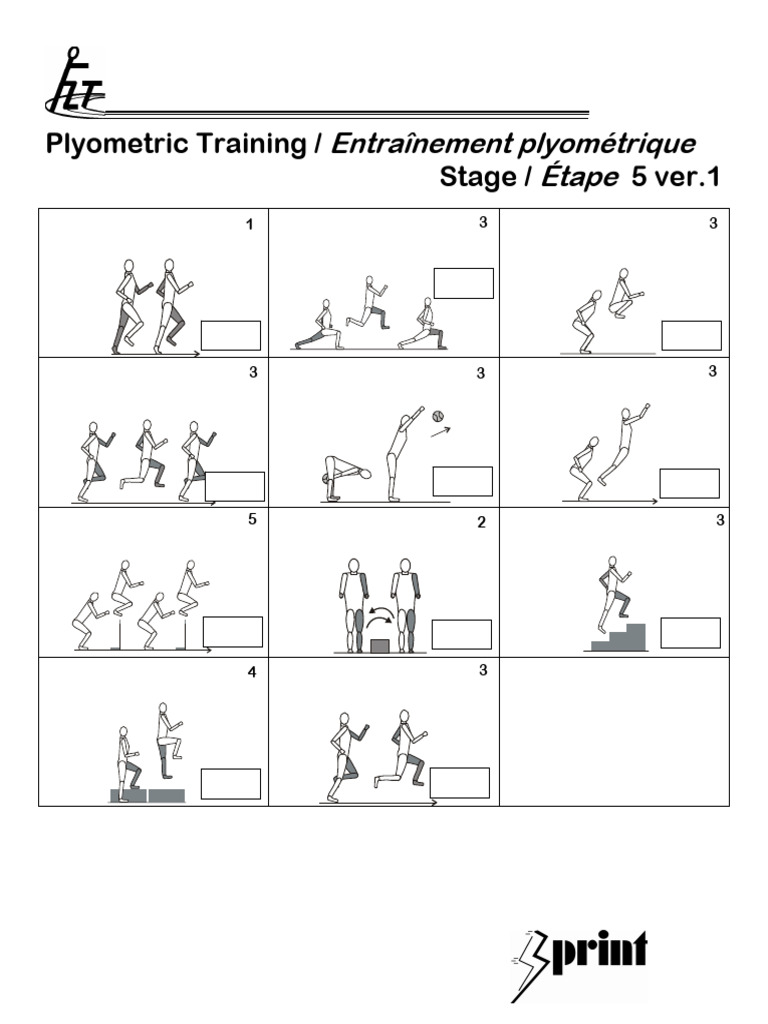 Plyometric Training Stage 5 | PDF