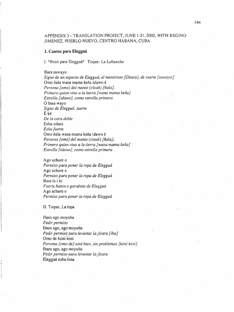 Tratado Corto Canto Al Tambor | PDF