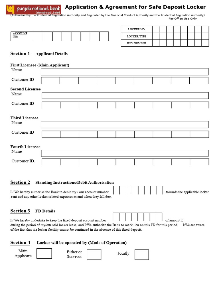 PNBIL - Locker - Form - and - Terms - Conditions - 31072023 | PDF ...