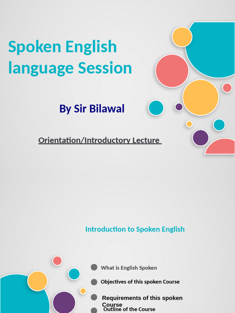 1 Spoken English-WPS Office | PDF | Communication | Language Arts ...