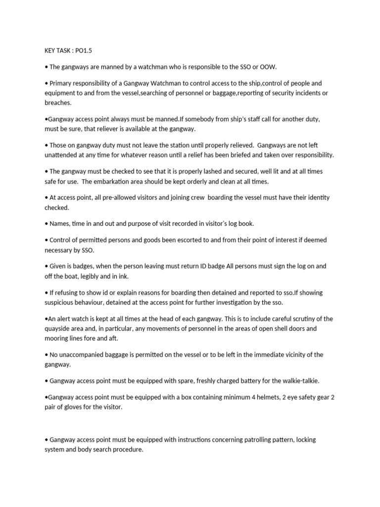 KEY TASK - PO1.5-WPS Office | PDF