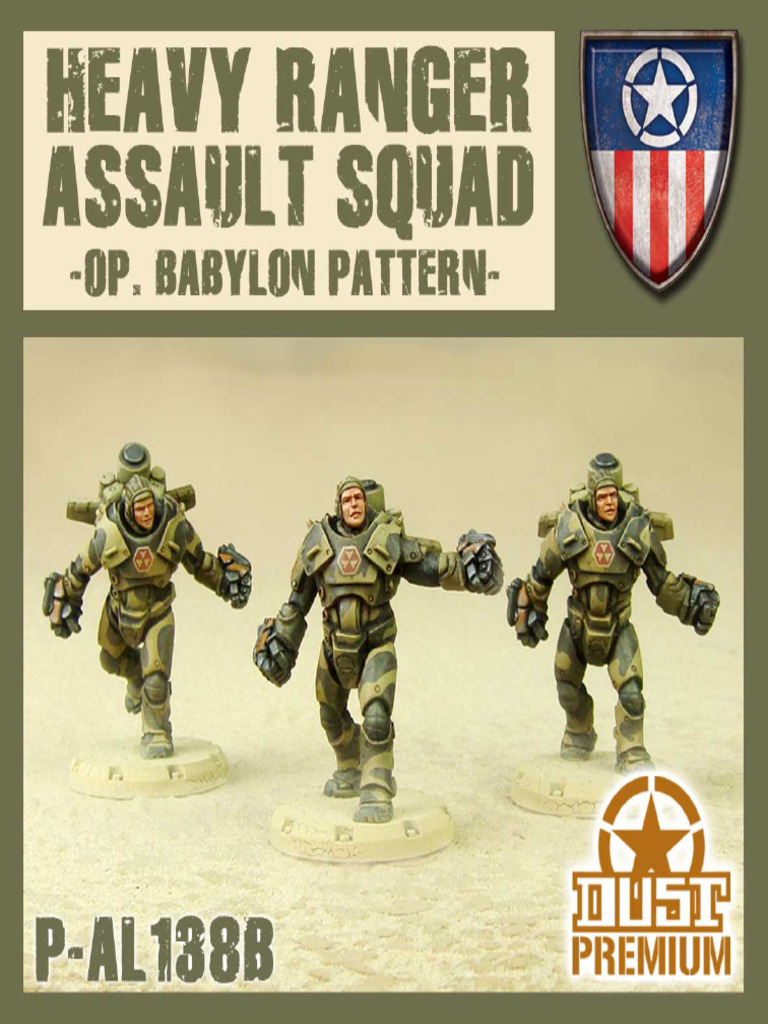 Dust1947 Allies AL138 Heavy Ranger Assault Squad BOXART | PDF