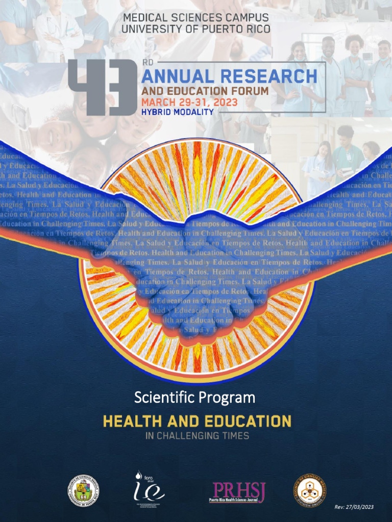 Scientific Program 43foro Anual Invest Educ 2 | PDF