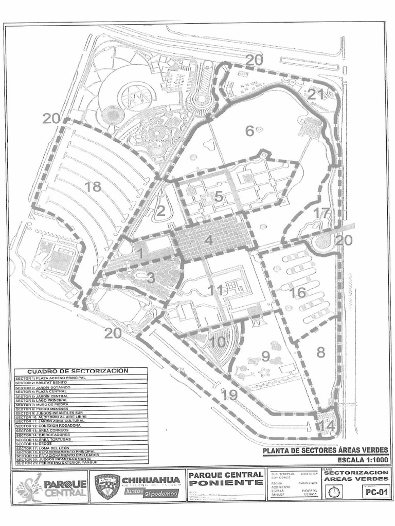 Mapa Parque Central | PDF