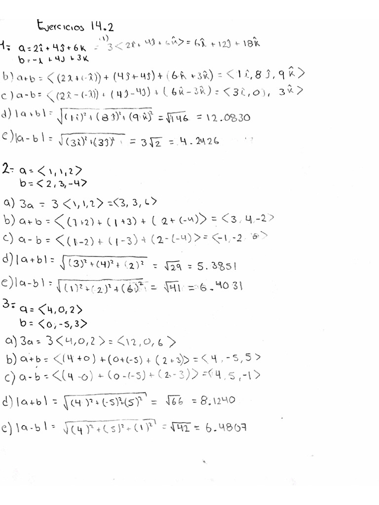 Ejercicios 14 | PDF