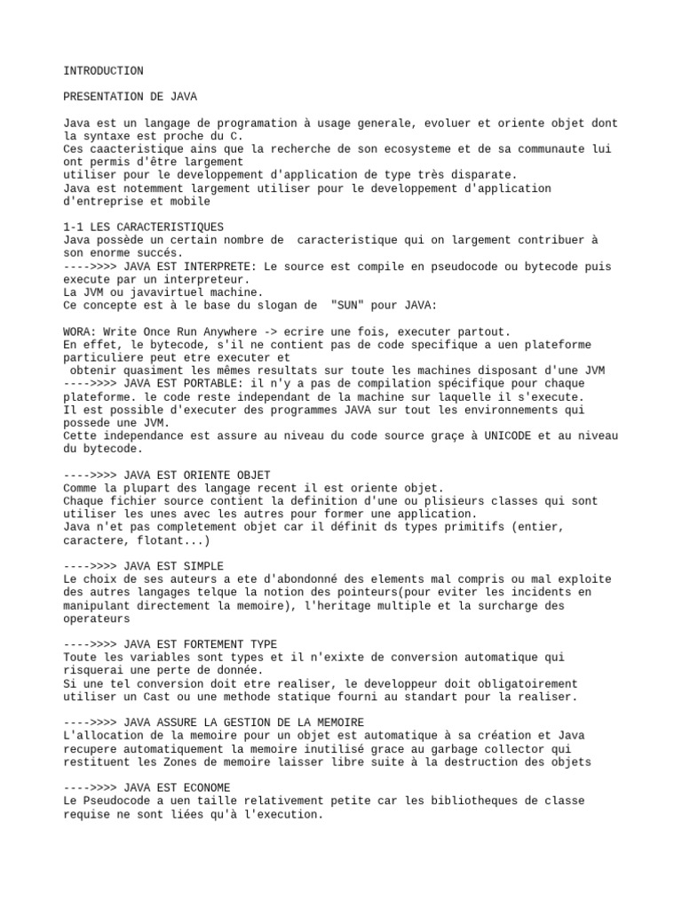 JAVA | PDF
