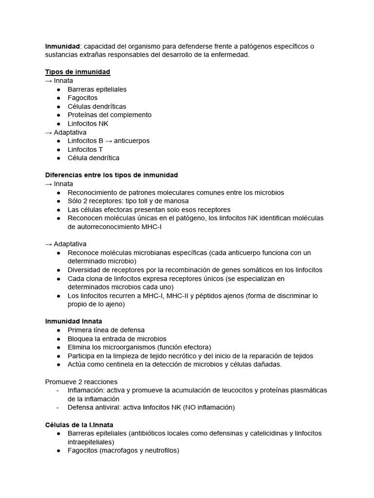 Sistema Inmune Pdf