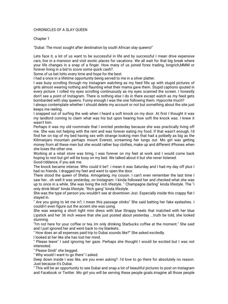 CHRONICLES OF A SLAY QUEEN | PDF