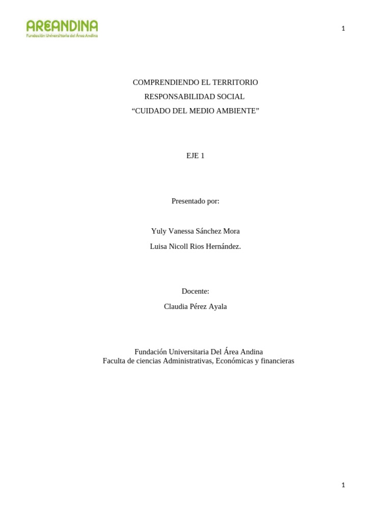 Eje 1 Saber Convivir | PDF