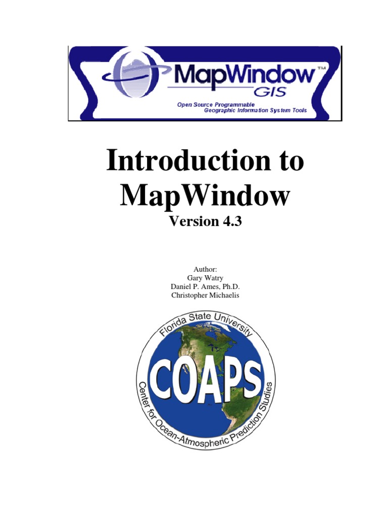 Introduction To MapWindow GIS Ver 4 3 | PDF | Free Software | Software