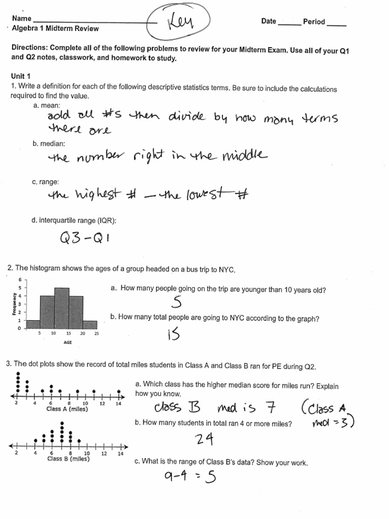 Midterm Review Answers | PDF