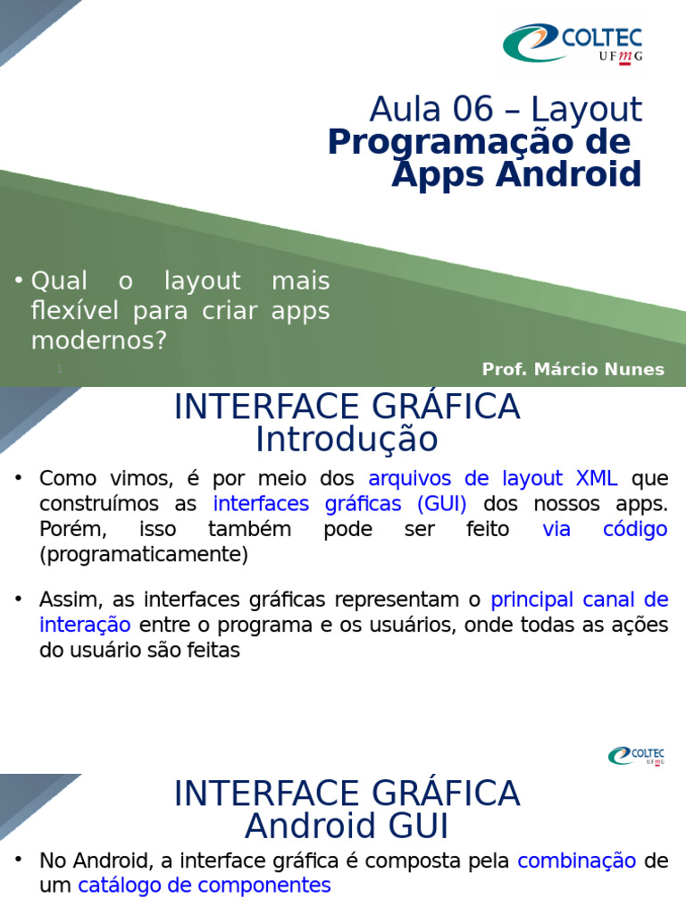 Aula6 Layout | PDF | Computing | Software Development