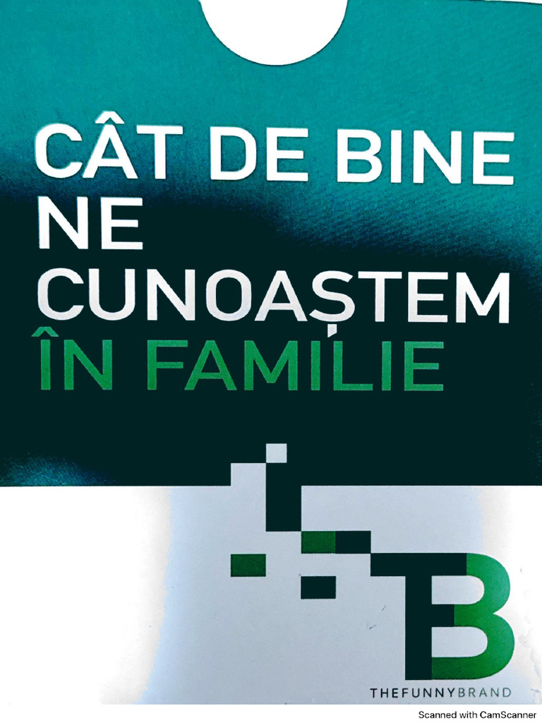 Cat de Bine Ne Cunoaștem Familiile | PDF
