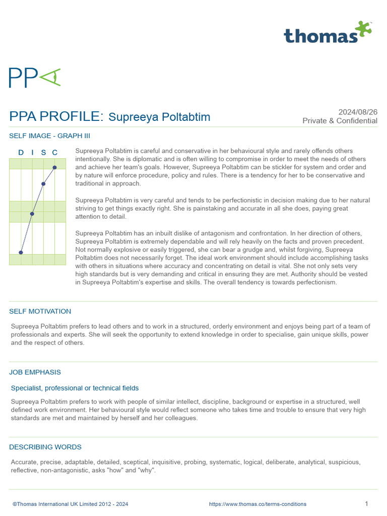 Supreeya Poltabtim - DISC | PDF