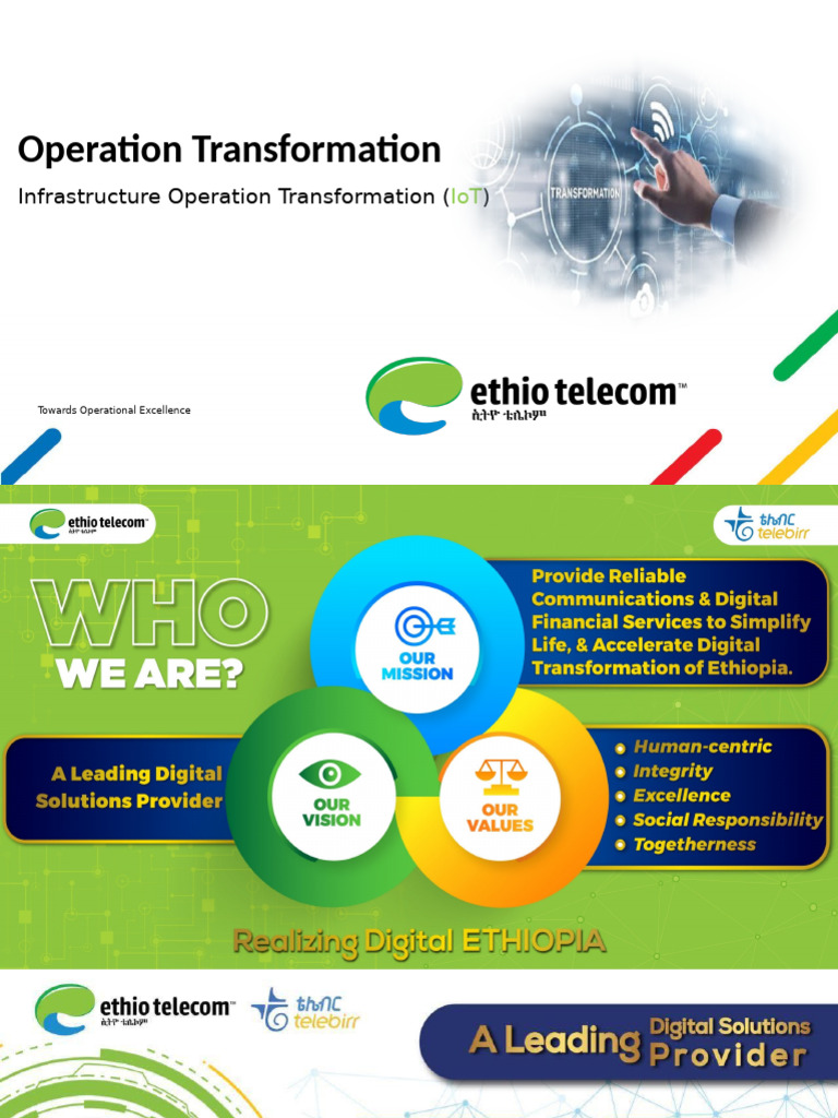 IoT Operation Transformation | PDF