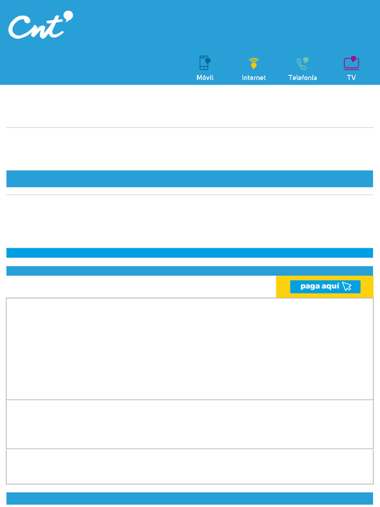 Anthony Jeampier Orosco Casa: Servicio Fijos | PDF