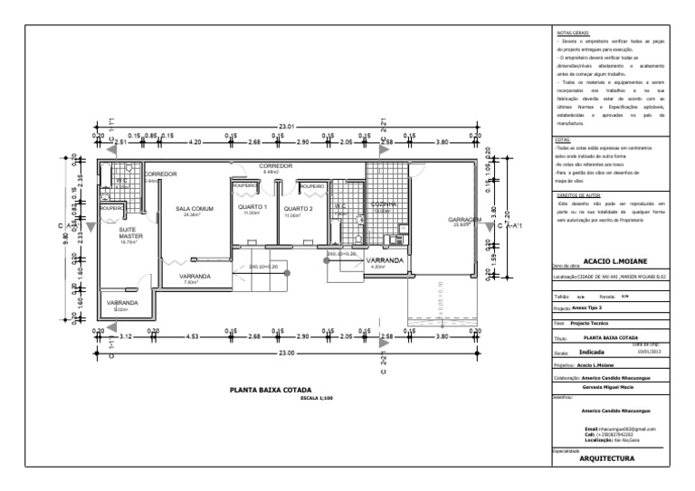 Planta Baixa Cotada | PDF