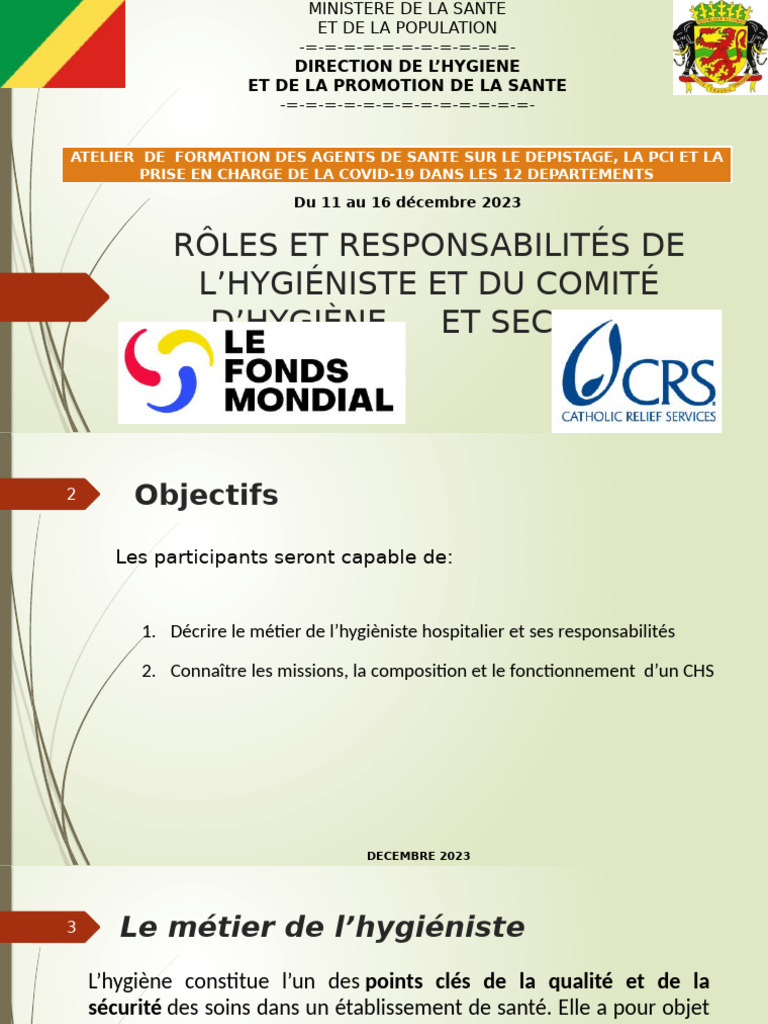 Module - 10 - Roles Et Responsabilites Hygieniste Et CHS | PDF