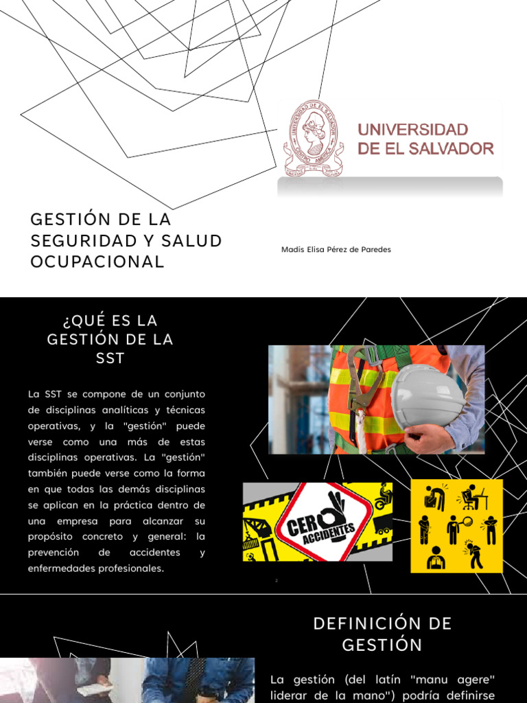 Gestión de La SST | PDF