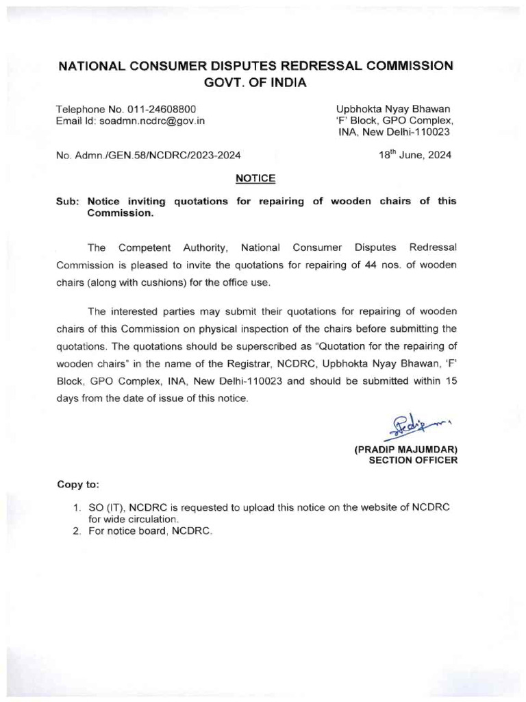 Legal Notice Format | PDF | Business | Technology & Engineering