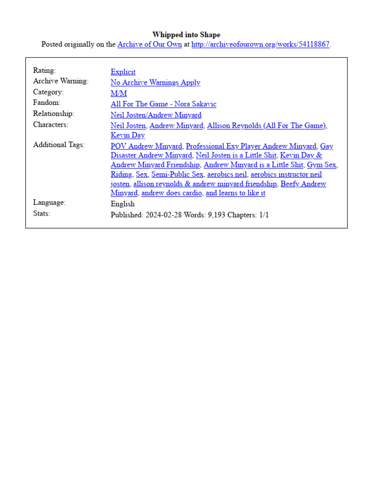 Whipped Into Shape | PDF