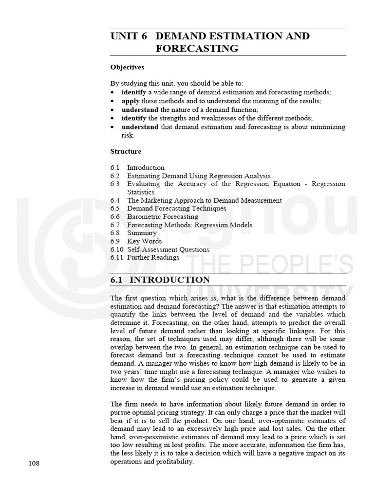 Unit 6 | PDF | Errors And Residuals | Regression Analysis