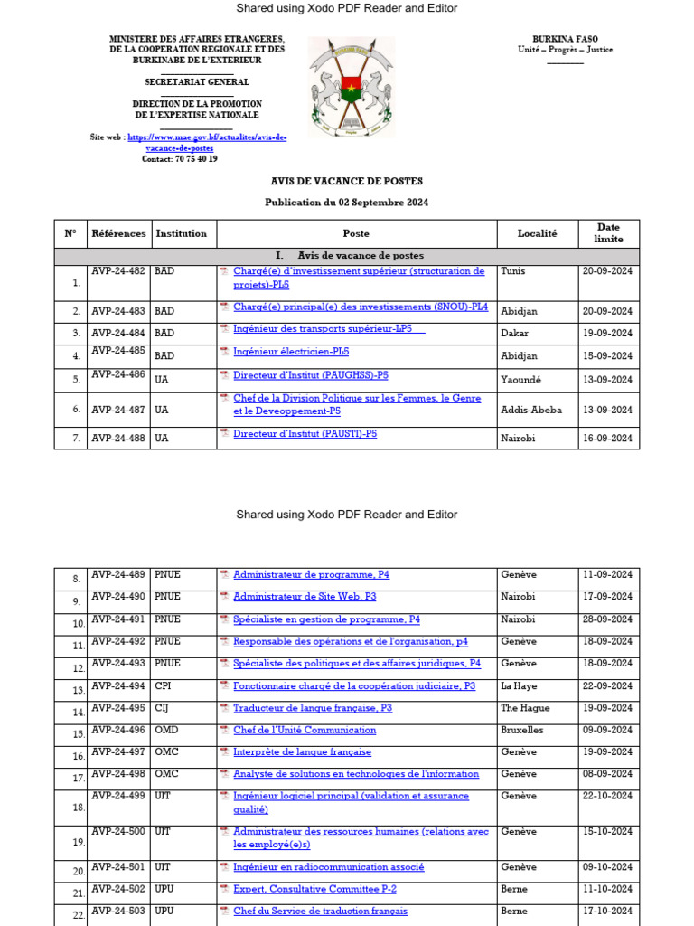 Dpen-Fiche de Publication Avp Du 02 Septembre 2024 | PDF