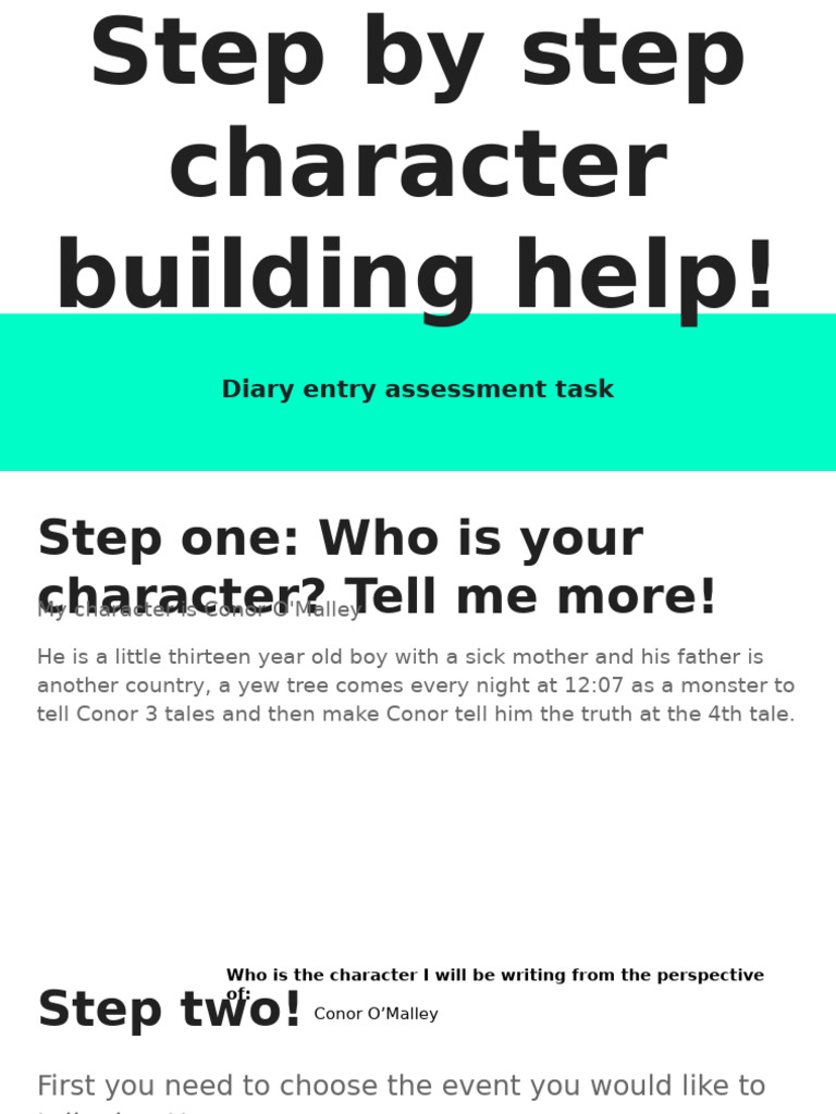 Step by Step Blog Post! | PDF