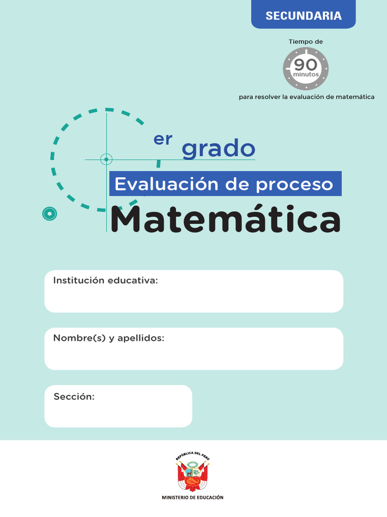Evaluación Diagnóstica Matemática 3ro | PDF | Poco
