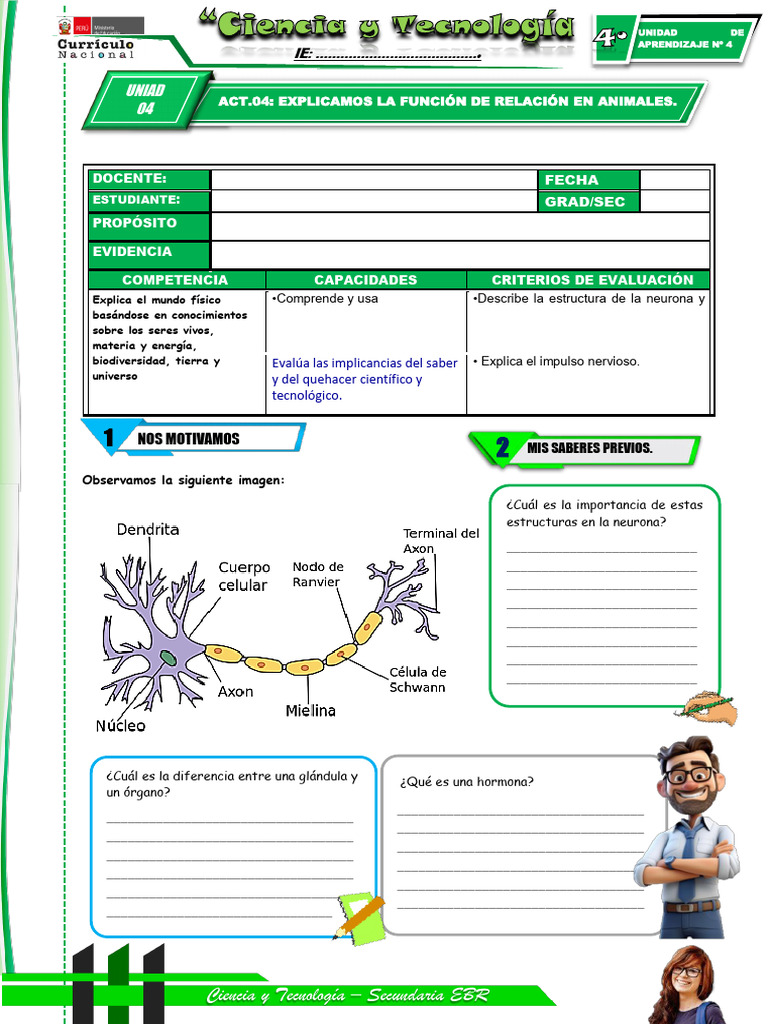 B-4º Act 4-Cyt-Und 4 - Sem 2 | PDF