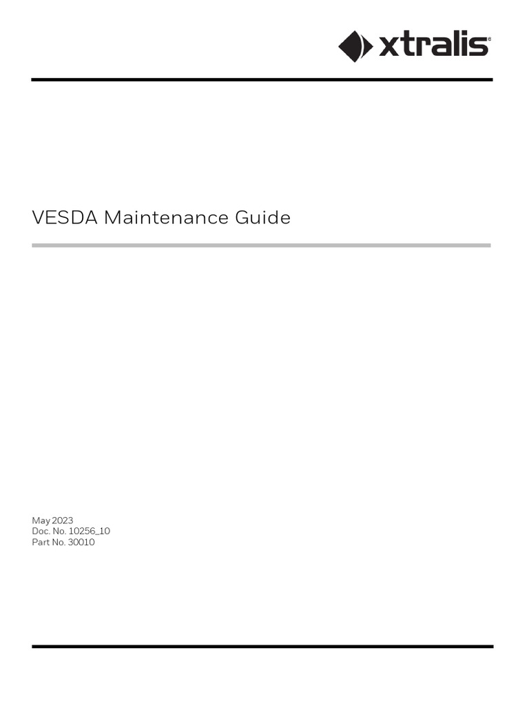 10 VESDA Maintenance Guide A4 IE Lores | PDF