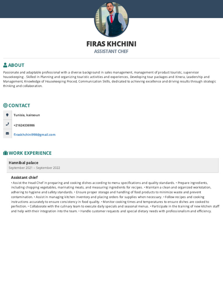 Firas Khchini-Cv | PDF