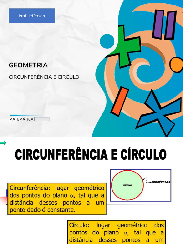 Circunferência e Circulo | PDF