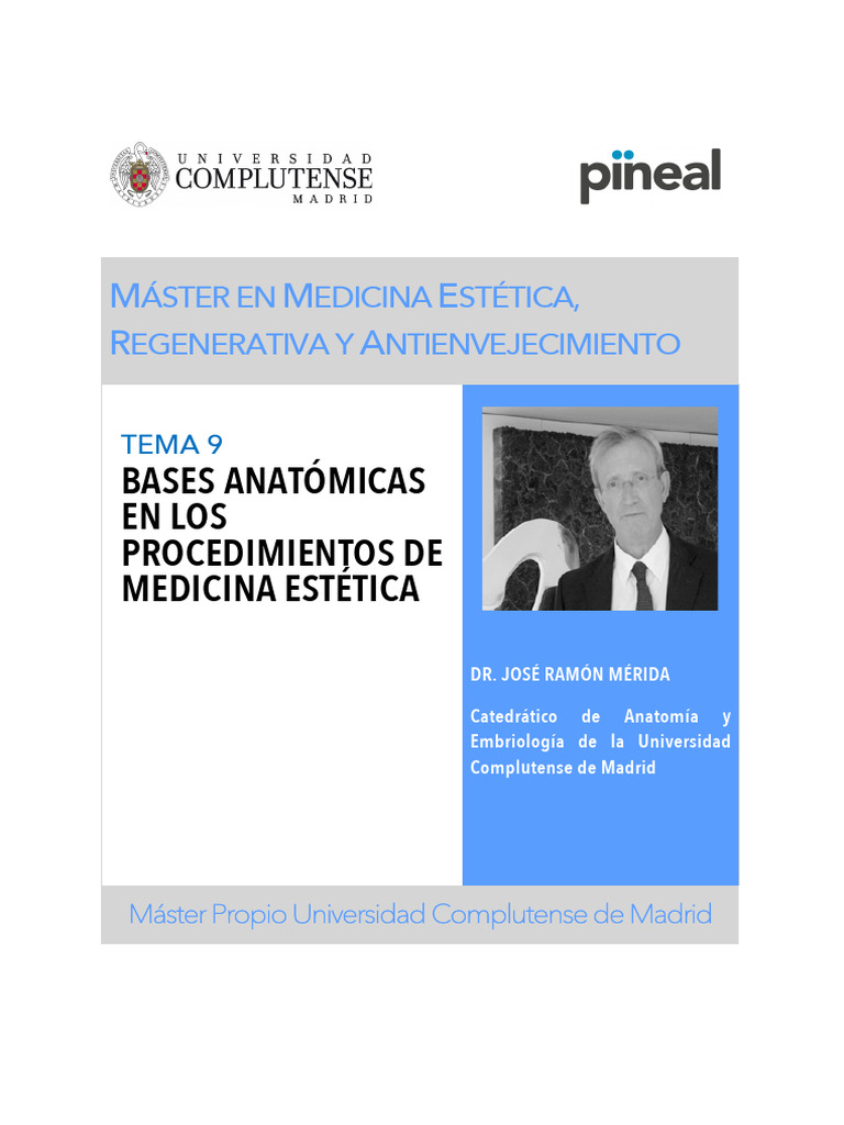 TEMA 9 - Bases Anatómicas en Los Procedimientos de ME - Dr. Jose Ramón Mérida 2 | PDF | Anatomía ...