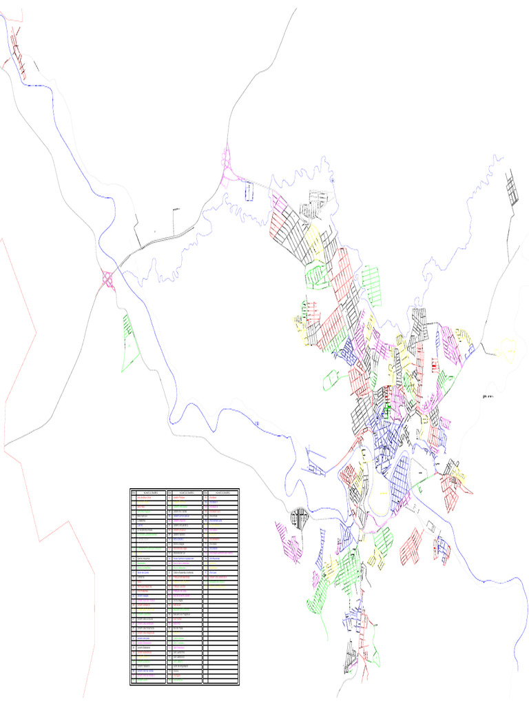 Mapa Oficial - Bairros 2020 - Tres Coracoes | PDF