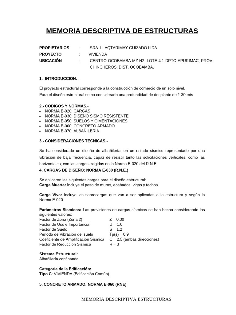 MD Estructuras | PDF