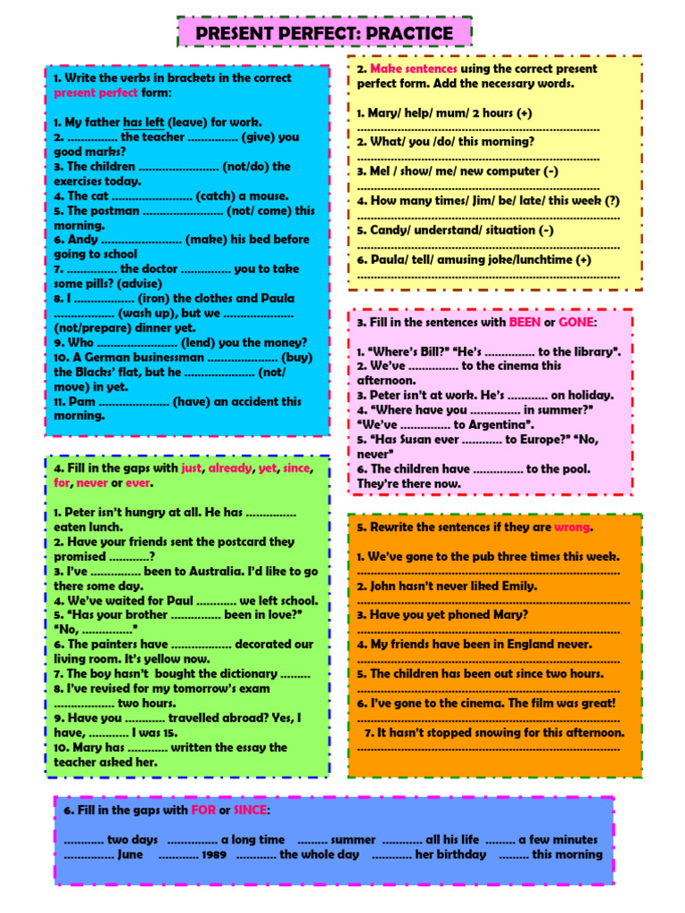 Past Perfect Practice | PDF