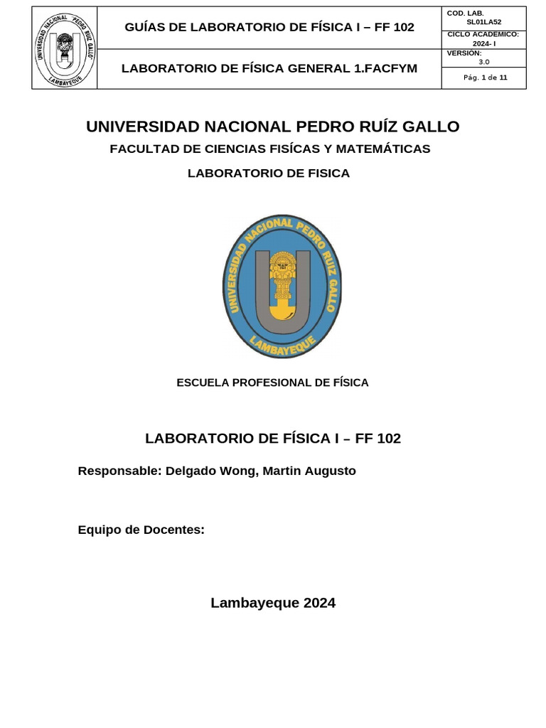Guia Lab Fisica Jean | PDF
