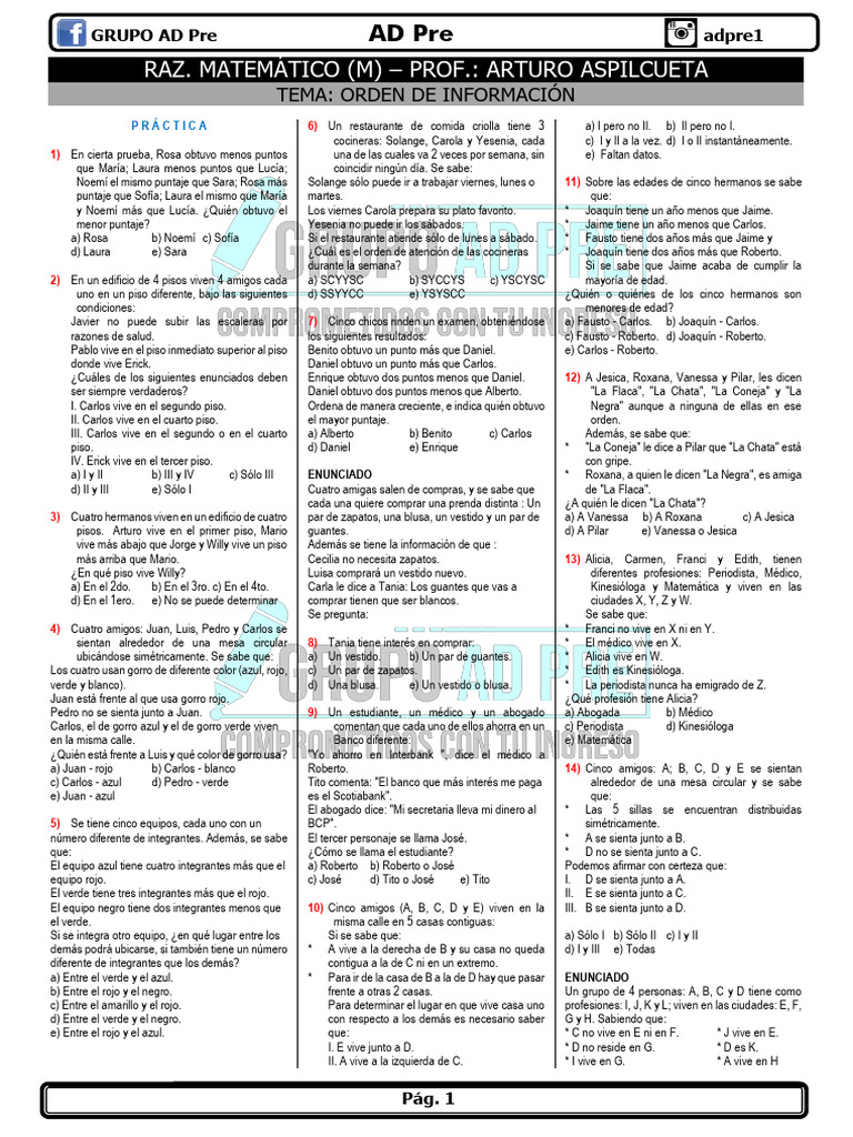 Repaso 00.1 - RM (M) | PDF