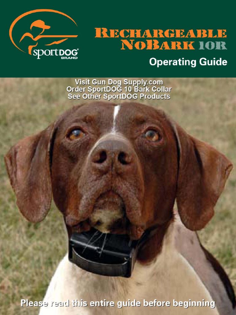 Sportdog Nobark 10r | PDF