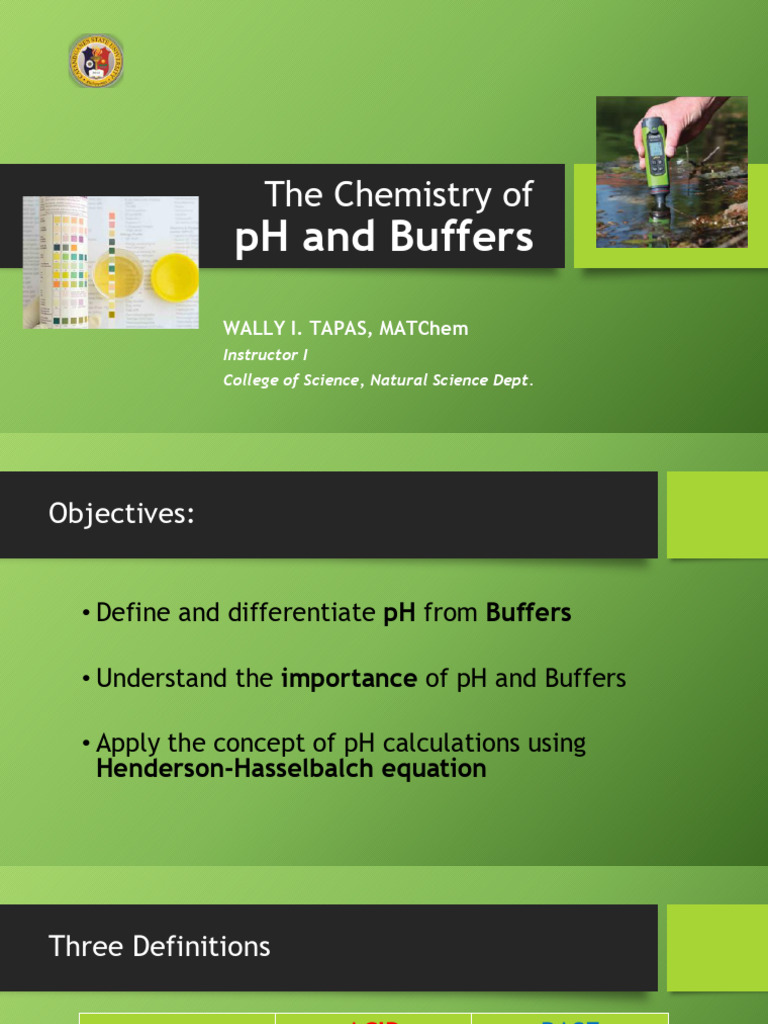 MC2 PH AND BUFFERS | PDF