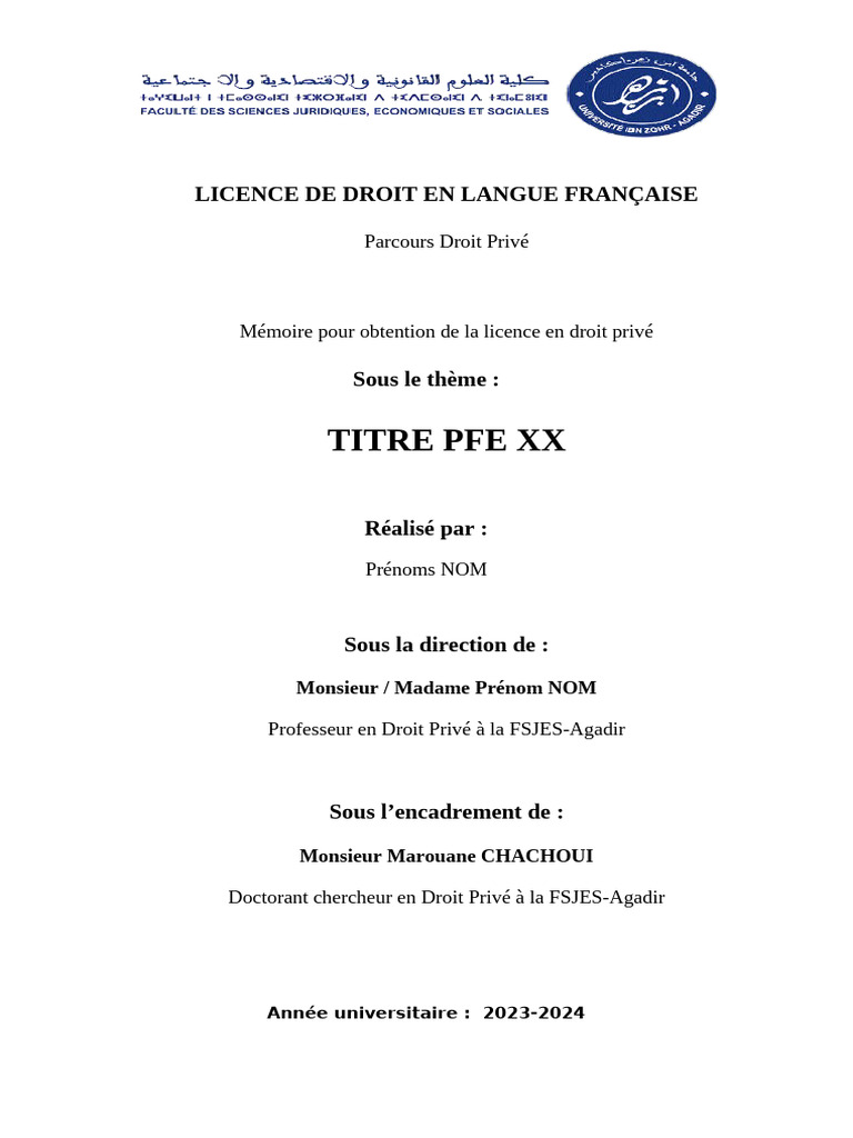 pfe exemple | PDF