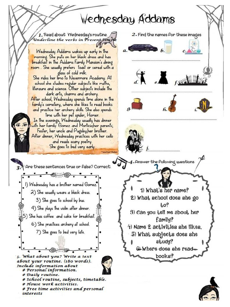 More Acevedo - Wednesday Adams. TAE 2° - 2024 | PDF