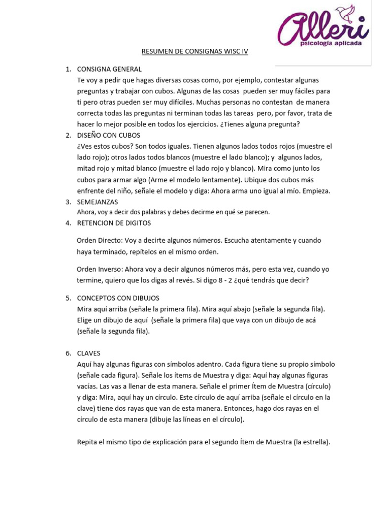 Resumen de Consignas | PDF