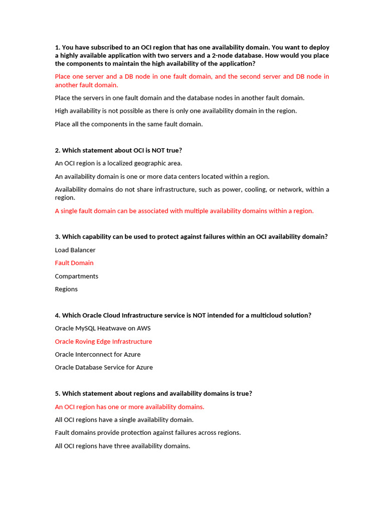 BD OCI Foundations | PDF