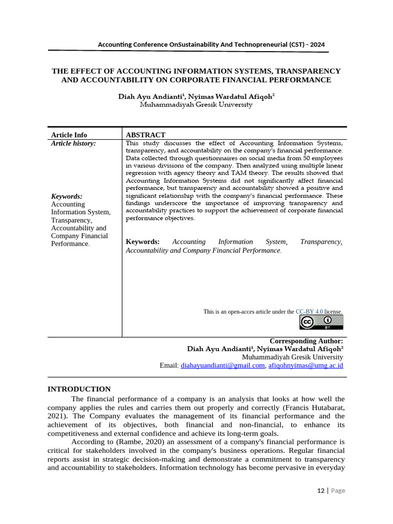 Diah Ayu Andianti - Um Gresik - Acst | PDF