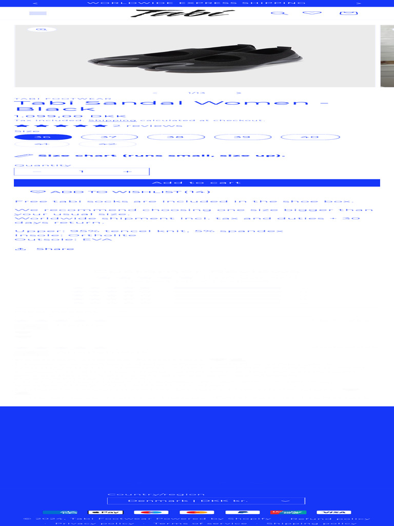 Tabi Sandal Women - Black - Tabi Footwear | PDF