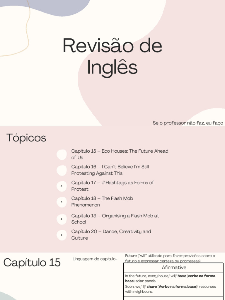 Revisão de Inglês | PDF