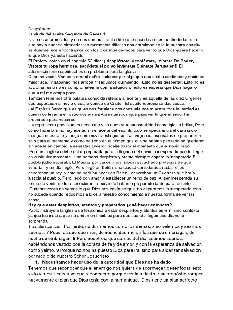 Despiértate | PDF | Cristo (título) | Perdón